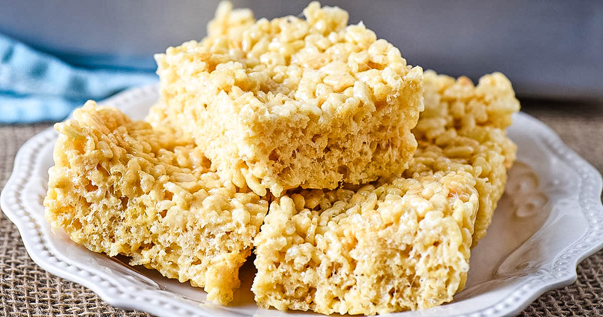 How to Make the Best Rice Krispie Treats | Flour on My Fingers