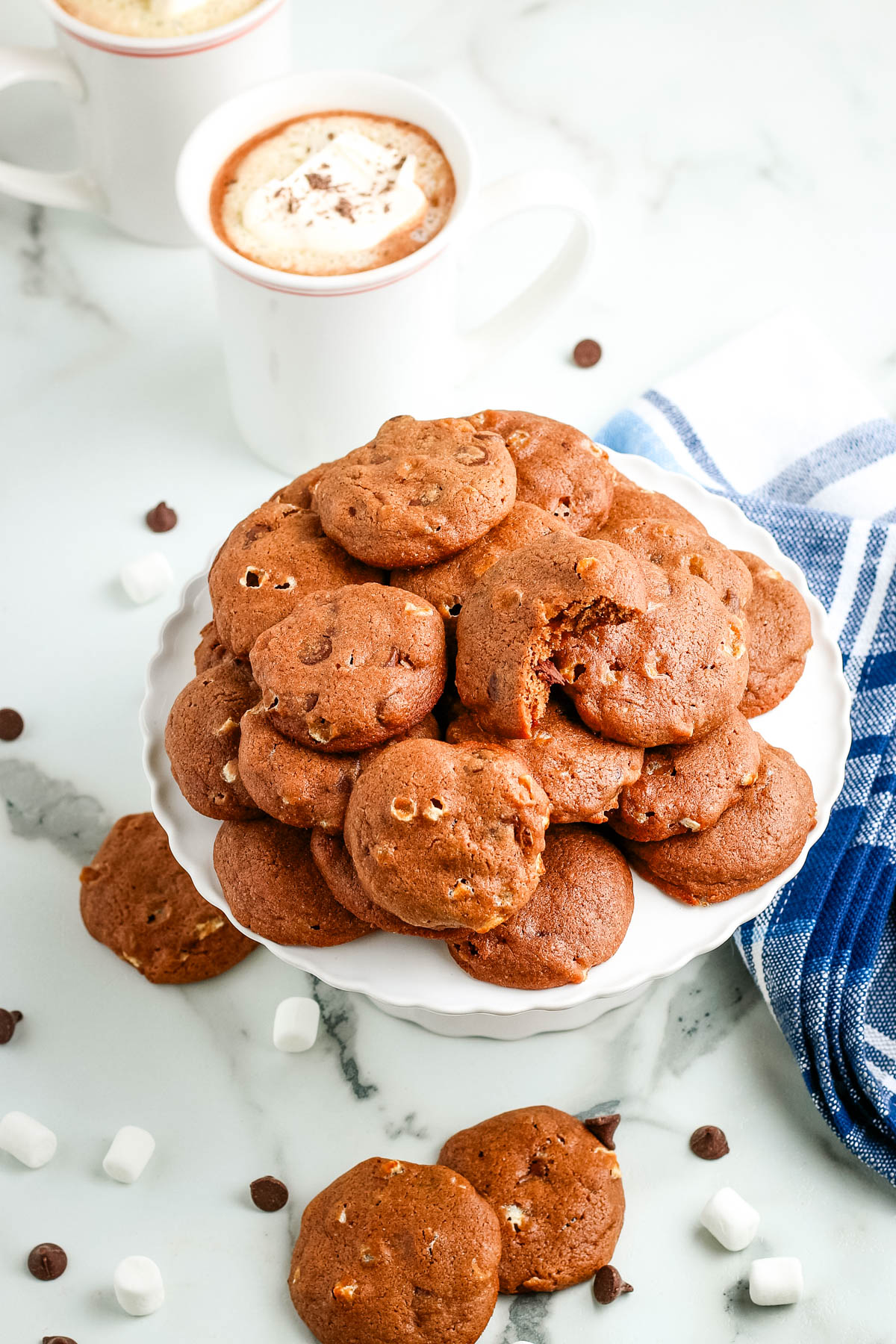Quick & Easy Hot Cocoa Cookies Recipe for the Holidays - Flour on My ...