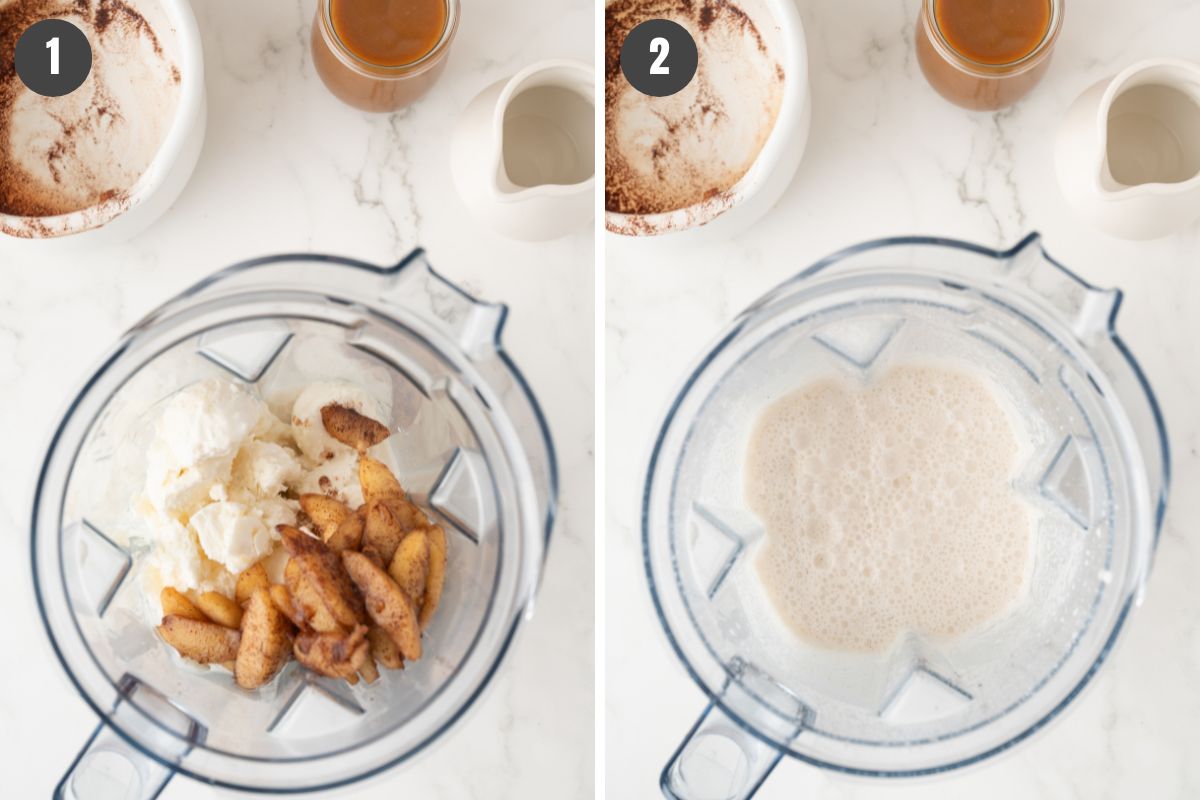 Creamy Caramel Apple Milkshake Recipe From Scratch - Flour on My Fingers